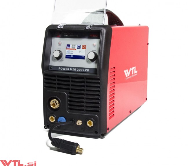 Wtl.si | WTL POWERMIG 200 LCD SYNERGIC MIG/TIG/MMA varilni aparat, Maxy